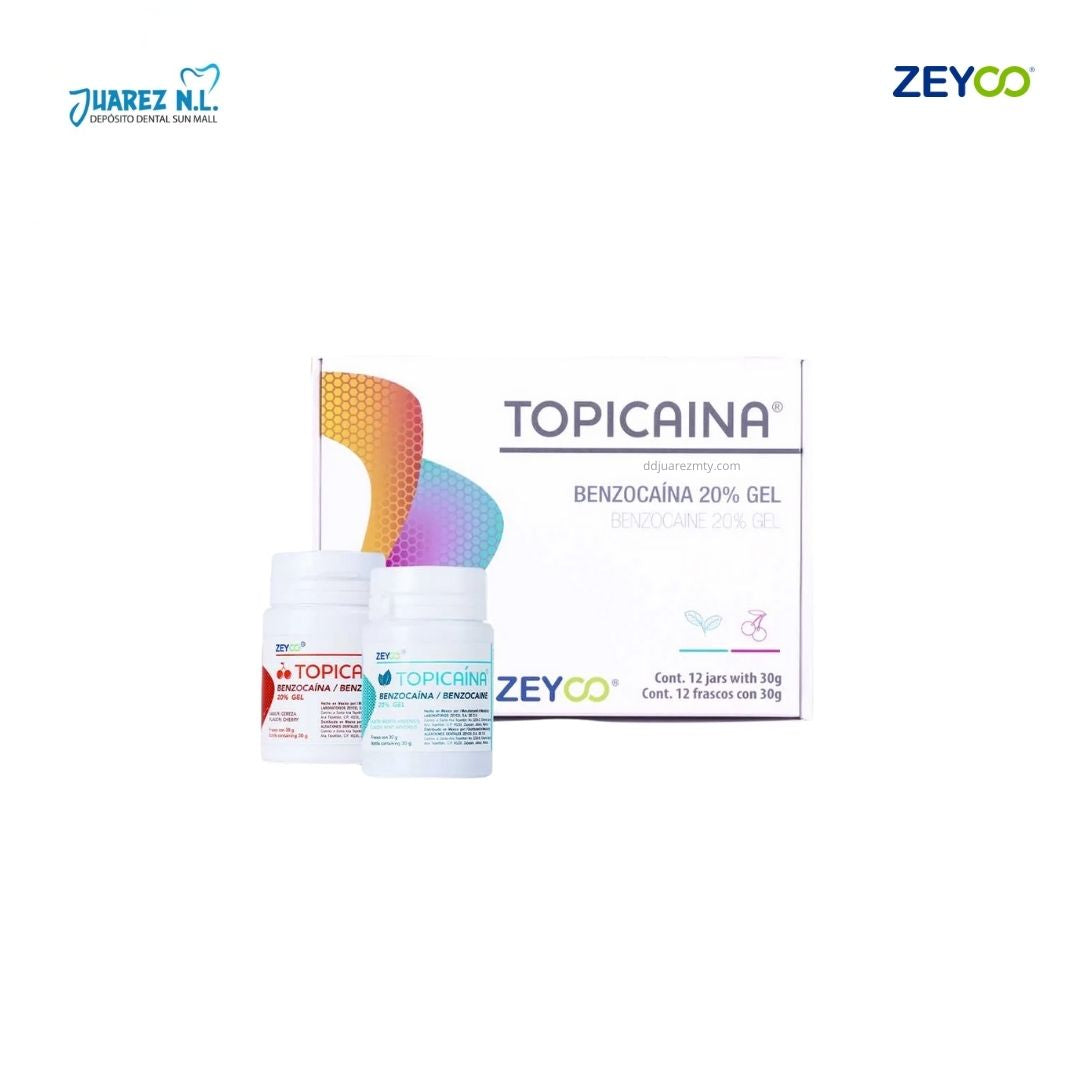 Topicaina Benzocaína 20% Gel 30g Zeyco Dental | Envío Gratis